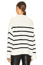 A.L.C. Louise Sweater in Off White & Navy | REVOLVE