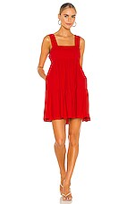 Amanda Uprichard Mitzi Mini Dress in Candy Apple | REVOLVE