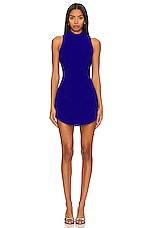Amanda Uprichard Marshall Mini Dress in Lapis | REVOLVE