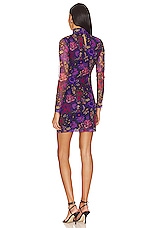 Amanda Uprichard Printed Mesh Beliza Mini Dress in Aracelli | REVOLVE