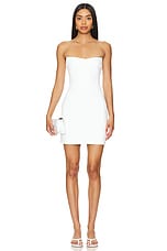 Amanda Uprichard Ivy Mini Dress in Ivory | REVOLVE