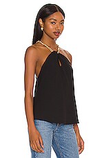 Amanda Uprichard Wanda Chain Top in Black | REVOLVE