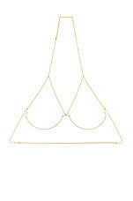 Amber Sceats x REVOLVE Underwire Chain Bra in Gold | REVOLVE