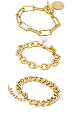 Amber Sceats x REVOLVE Lola Bracelet Set in Gold | REVOLVE