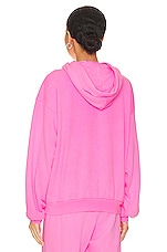 Aviator Nation Logo Pullover Hoodie in Neon Pink | REVOLVE