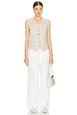 ANINE BING Lena Vest in Sand | REVOLVE