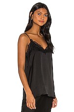 ANINE BING Belle Silk Camisole in Black | REVOLVE