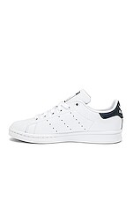adidas Originals Stan Smith Sneaker in White & Dark Blue | REVOLVE