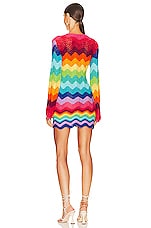 Alix Pinho Rainbow Mini Dress in Multicolor | REVOLVE