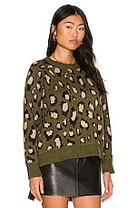 Apparis Leo Sweater in Dark Olive | REVOLVE