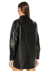 Apparis Riley Shirt Jacket in Noir | REVOLVE