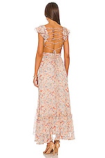 ASTR the Label Primrose Dress in Peach Multi Floral | REVOLVE