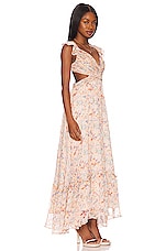 ASTR the Label Primrose Dress in Peach Multi Floral | REVOLVE