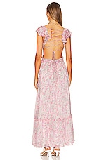 ASTR the Label Primrose Dress in Pink & Green Floral | REVOLVE