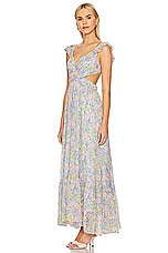 ASTR the Label Primrose Dress in Blue Pink Floral | REVOLVE