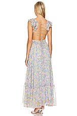 ASTR the Label Primrose Dress in Blue Pink Floral | REVOLVE