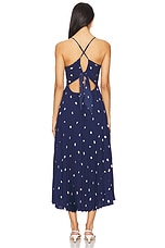 ASTR the Label Blythe Dress in Navy Polka Dot | REVOLVE