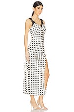ASTR the Label Eirene Dress in Black Polka Dot | REVOLVE