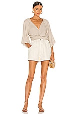 Astr The Label Petunia Shorts In Sand Revolve