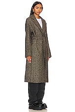 ASTR the Label Rhodes Coat in Black & Brown Multi | REVOLVE