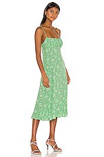 AUGUSTE X REVOLVE Maeve Davis Midi Dress in Vibrant Green | REVOLVE