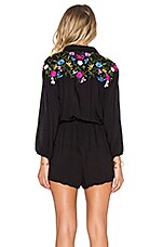 AUGUSTE Mexicola Romper in Black | REVOLVE