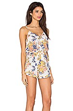 AUGUSTE Penny Lane Romper in Summer Breeze Floral | REVOLVE