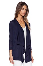 Autumn Cashmere Waterfall Cardigan in Peacoat | REVOLVE