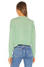 Autumn Cashmere X REVOLVE Embellished Cropped Cardigan in Lettuce | REVOLVE