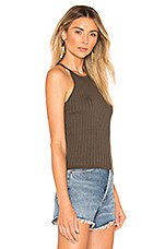 Autumn Cashmere Rib Halter Top in Army Green | REVOLVE