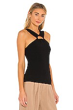 Autumn Cashmere D-Ring Halter Top in Black | REVOLVE