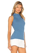 Autumn Cashmere Rib Mock Halter in Overalls | REVOLVE