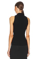 Autumn Cashmere Rib Mock Halter Top in Black | REVOLVE