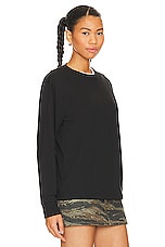 Alexander Wang Essential Long Sleeve Tee in Black | REVOLVE