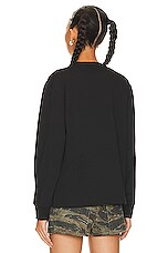 Alexander Wang Essential Long Sleeve Tee in Black | REVOLVE