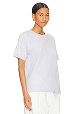 Alexander Wang Essential Short Sleeve Tee in Light Heather Grey | REVOLVE