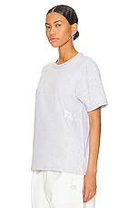 Alexander Wang Essential Short Sleeve Tee in Light Heather Grey | REVOLVE