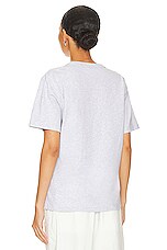 Alexander Wang Essential Short Sleeve Tee in Light Heather Grey | REVOLVE