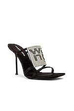 Alexander Wang Julie Crystal Heel in Black | REVOLVE