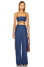 Alexis Kent Wide Leg in Denim | REVOLVE