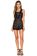 Alexis Camil Romper in Black Lace | REVOLVE