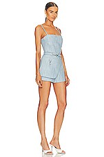 Alexis Camillo Romper in Sky Blue | REVOLVE