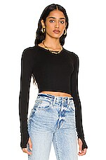 ALIX NYC Carson Crop in Black | REVOLVE