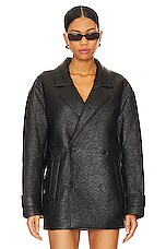 Bardot Cameron Coat in Black | REVOLVE