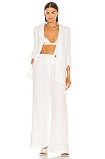 Bardot Pin Tuck Pant in Ivory | REVOLVE