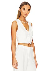 Bardot Callista Vest in Ivory | REVOLVE