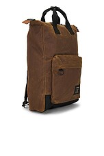 Barbour Field Wax Backpack in Tan & Black | REVOLVE