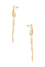 BRACHA Grand Bow Earrings in Gold | REVOLVE