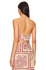 Bec + Bridge Palm Bliss Strapless Crop in Sahara Jacquard | REVOLVE