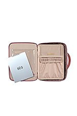 BEIS The Holiday Cosmetic Case in Metallic Pink | REVOLVE